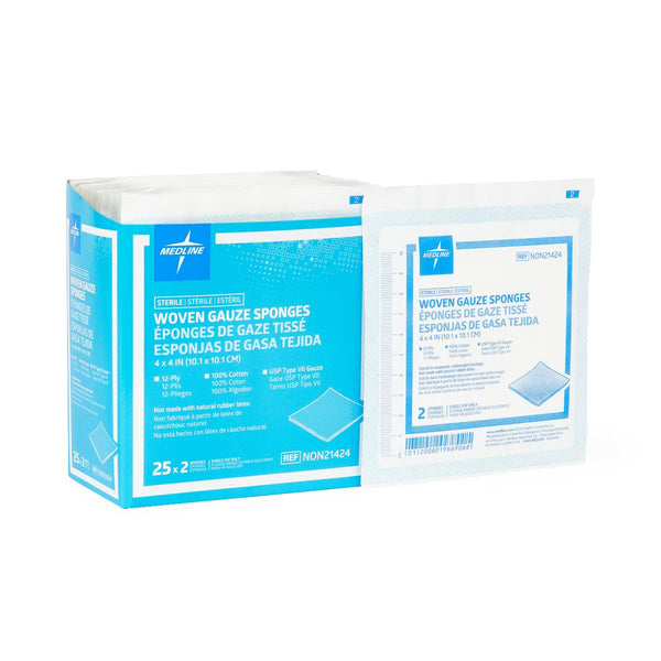 NON21424 - Woven Gauze Sponges-12 ply Box – Adaptive Medical Equipment ...